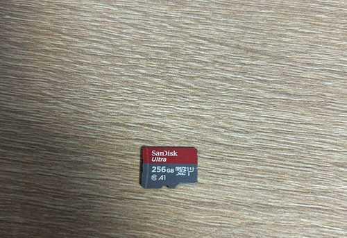 Карта памяти SanDisk MicroSD 256GB Ultra