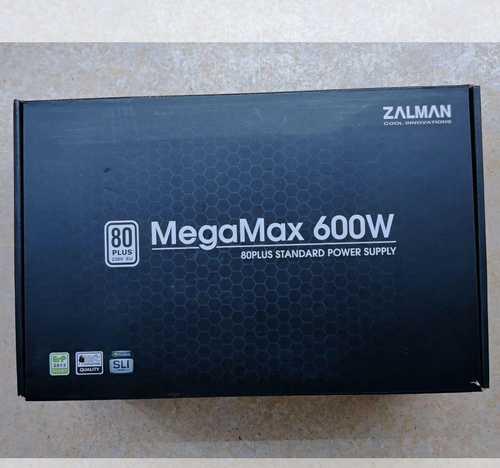 Блок питания 600w zalman megamax
