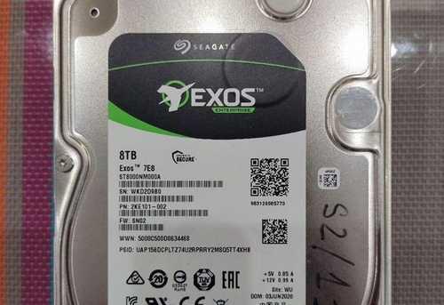 Серверный жесткий диск Seagate Exos 8 TB