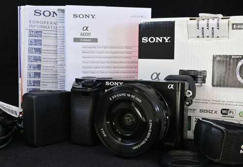 Sony a6000 kit 16-50 пробег 9900