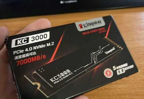 Новый SSD Кingstоn кc3000 1000Gb M2.Nvme