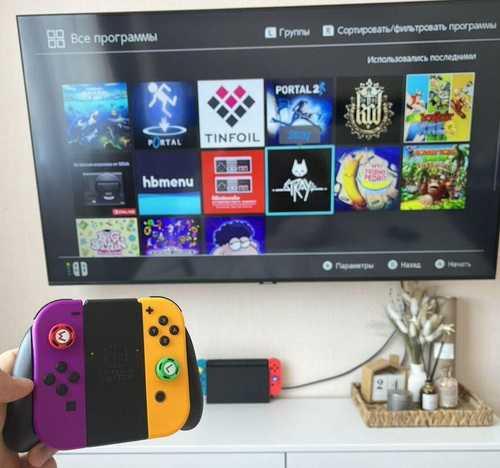 Nintendo switch oled 64 128gb (с прошивкой)