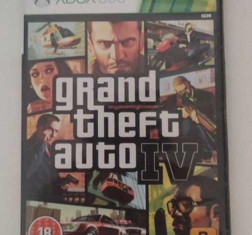 Диск для xbox 360 Gta 4