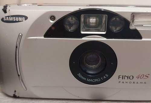 Пленочный фотоаппарат samsung Fino 40s