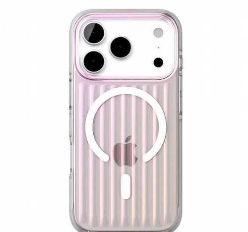 Чехол для iPhone 17 Pro Max VLP Pulse Case с MagSafe, перламутровый