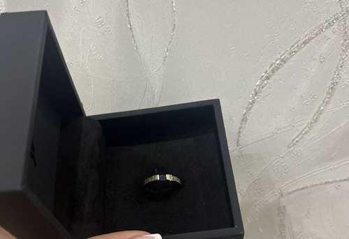 Золотое кольцо сапфир с бриллиантами