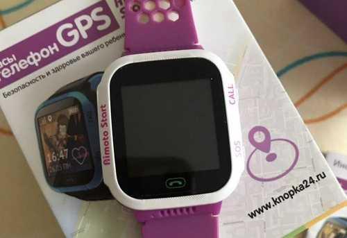Детские умные часы телефон с gps
