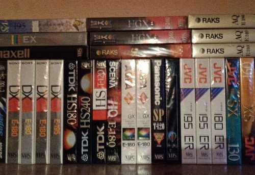 Видеокассеты VHS б/у JVC, sony, TDK
