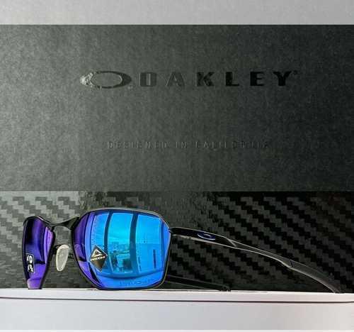 Титановые очки Oakley Savitar Prizm Sapphire Plrzd