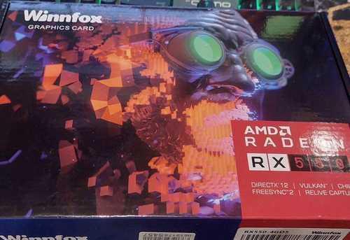 Коробка от видеокарты Winnfox AMD Radeon RX550 4GB