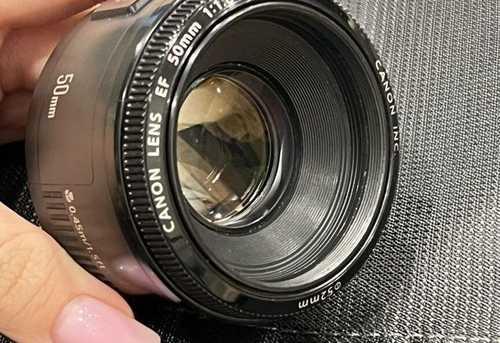 Объектив Canon 50mm 1 1.8 ll lens ef