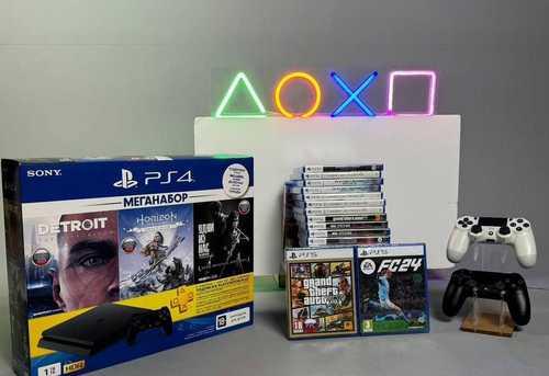 Sony Playstation 4 Slim 700+ Игр / Доставка