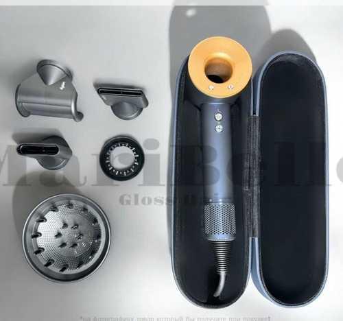 Фен Dyson Supersonic HD08 Blue Copper с Кейсом