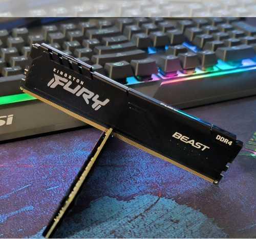 Оперативная память ddr4 16gb kingston fury