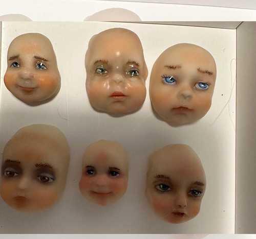 Личики для ватных игрушек