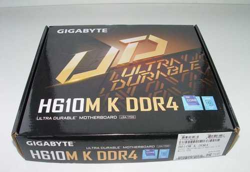 Новая Материнская плата Gigabyte H610M K DDR4
