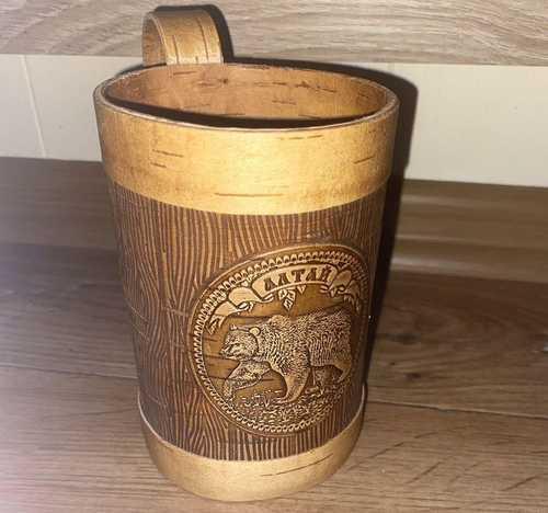 Кружка из бересты