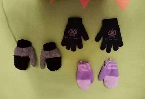 Варежки и перчатки детские