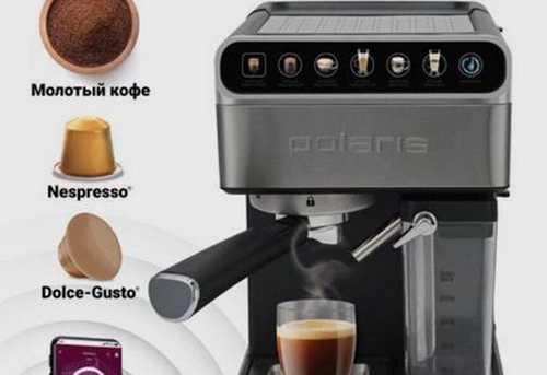 Кофеварка рожковая Polaris PCM 1540 WI-FI IQ Home
