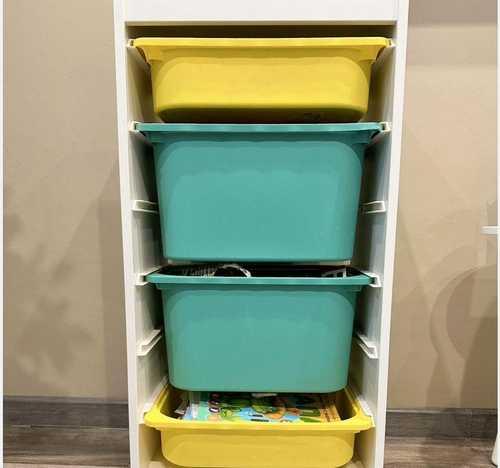 Стеллаж IKEA труфаст белый