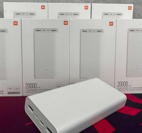 Повербанк xiaomi mi power bank 3 20000 оригинал