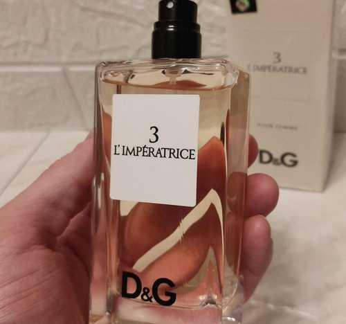 Dolce gabbana 3 l imperatrice Духи