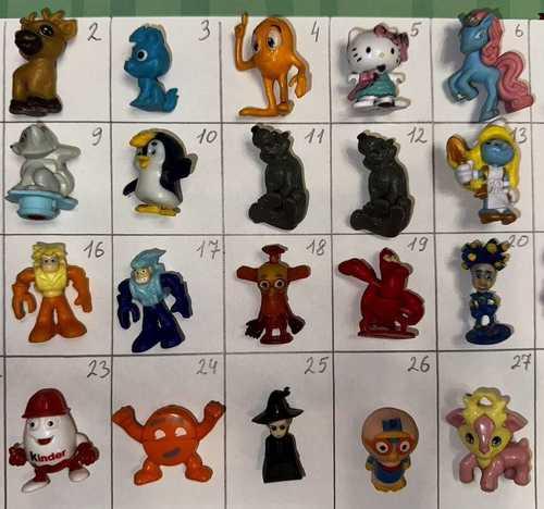 Игрушки из киндера