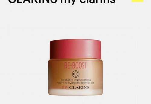 Матирующий крем clarins re-boost