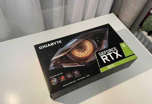 Видеокарта gigabyte RTX 3070 Gaming OC 8G