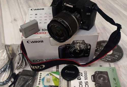 Canon EOS 1000D Цифровой, зеркальный ф-т