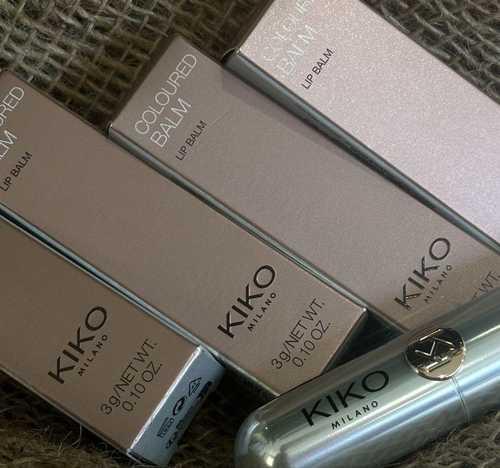 Оттеночный бальзам для губ Kiko milano оригинал