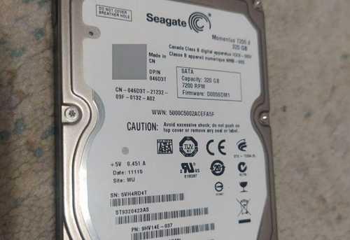 Жёсткий диск Seagate Momentus 320 гб ST9320423AS