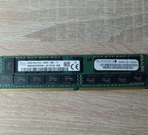 32gb 2400 MHz DDR4 rdimm Supermicro / SK Hynix