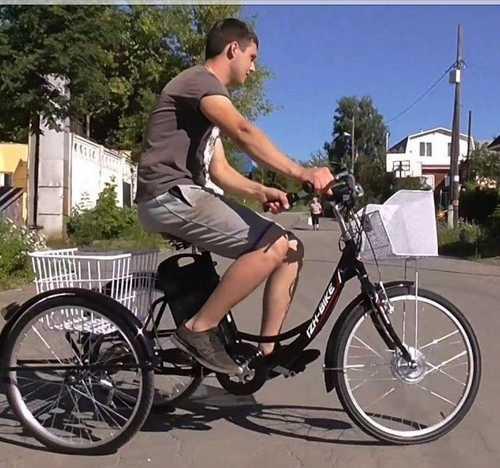 Электровелосипед трехколесный взрослый IZH-bikeтфе