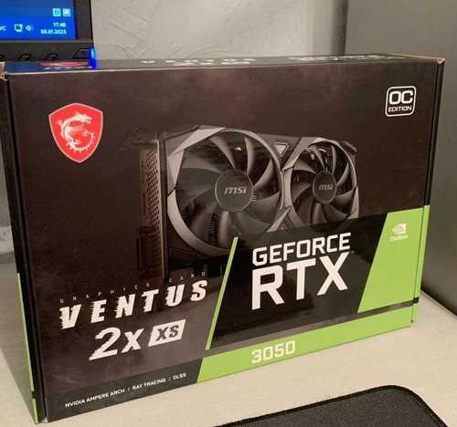 Видеокарта MSI GeForce RTX 3050 ventus 2X XS OC