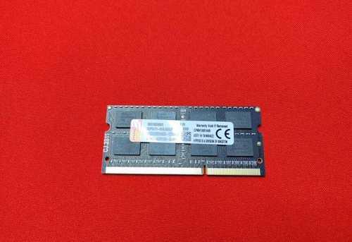 Оперативная память Hyperx DDR3 8GB 1600MHz Laptop