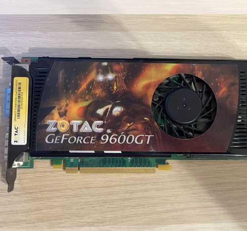 Видеокарта zotac GeForce 9600 GT 512MB gddr3