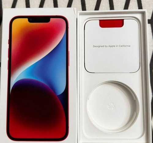 Коробка iPhone 14 product red