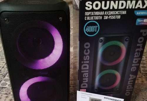 Блютуз колонка Soundmax