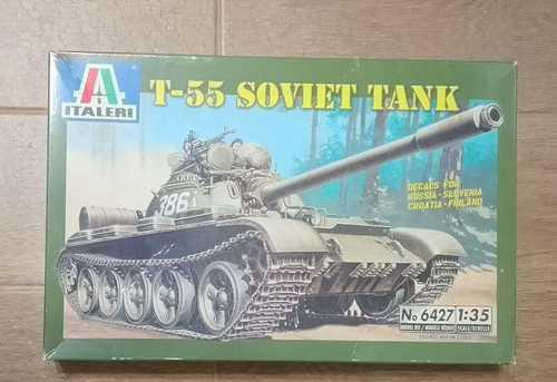 Сборная модель танка Т-55, Italeri N6427, м 1:35