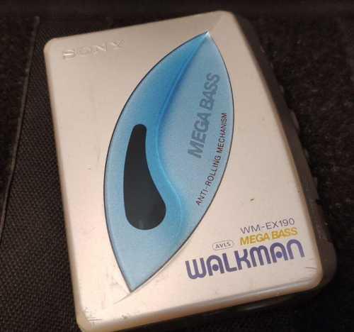 Кассетный плеер sony walkman wm ex 190