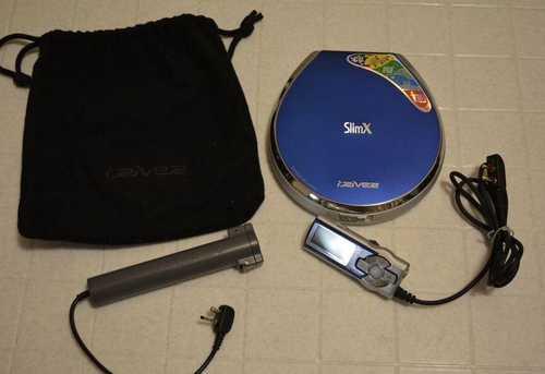 CD/MP3 аудио плеер iRiver IMP-450 синий с чехлом