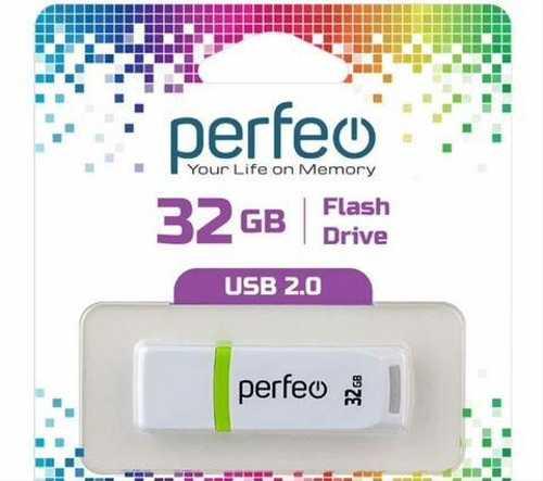 Флэшка 32Gb USB 2.0 компактная PF-C11W032