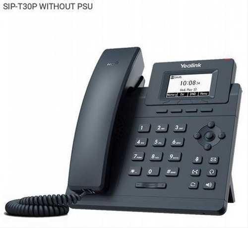 IP-телефон Yealink SIP-T30P без бп SIP без бп Серы