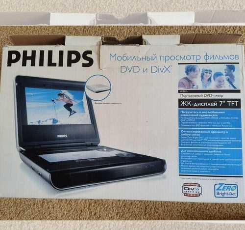 Портативный dvd плеер Philips PET725/58