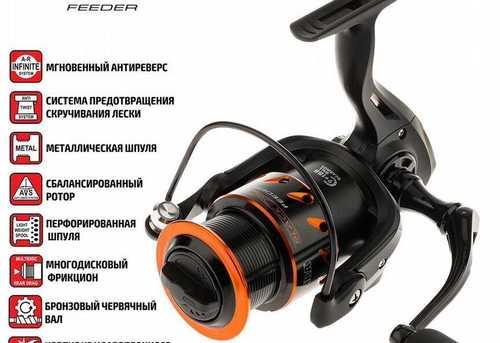 Катушка безынерционная Akara Black Hunter Feeder