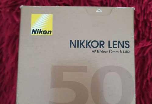 Объектив nikon 50mm