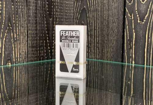 Лезвия для бритья Feather, 5 шт. в упаковке