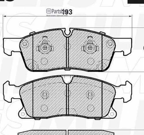 Колодки тормозные mercedes-benz ML W166 250-350 11- передние Ceramic Москва E500464