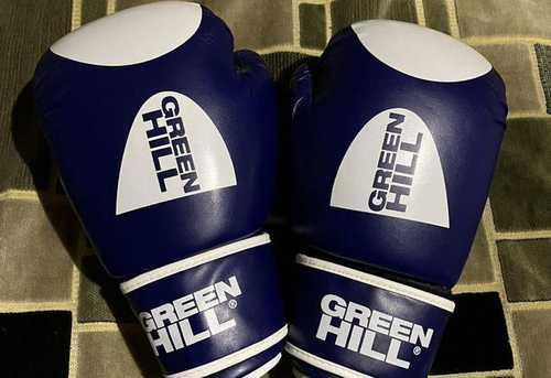 Боксерские перчатки 14 oz Green Hill